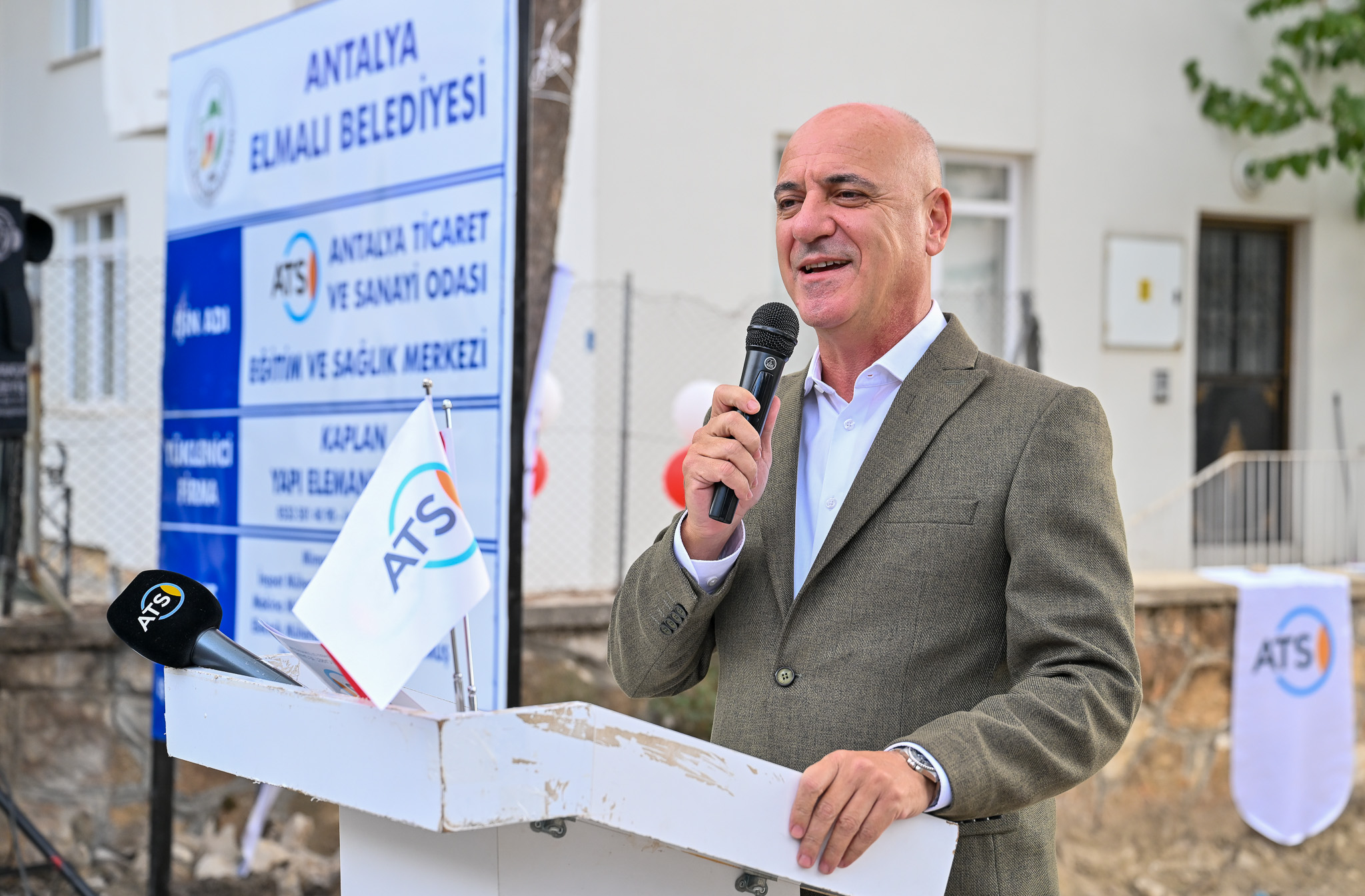 ATSO ELMALI EĞİTİM VE SAĞLIK MERKEZİ’NİN TEMELİ ATILDI - ATSO Vizyon